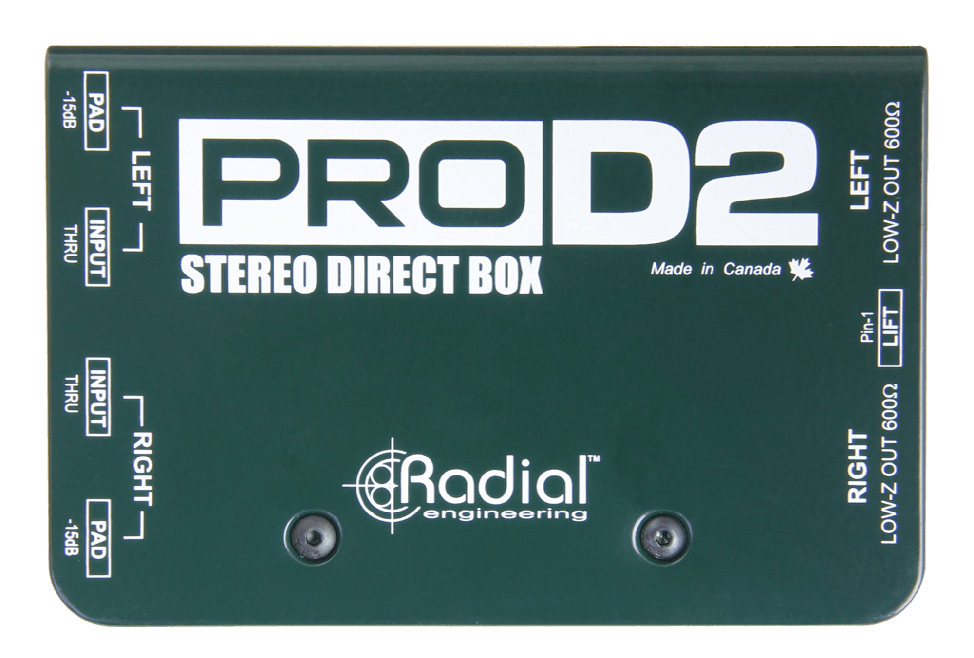 Radial Pro D2 - Caja Directa Estéreo | Gearhub 🌶️