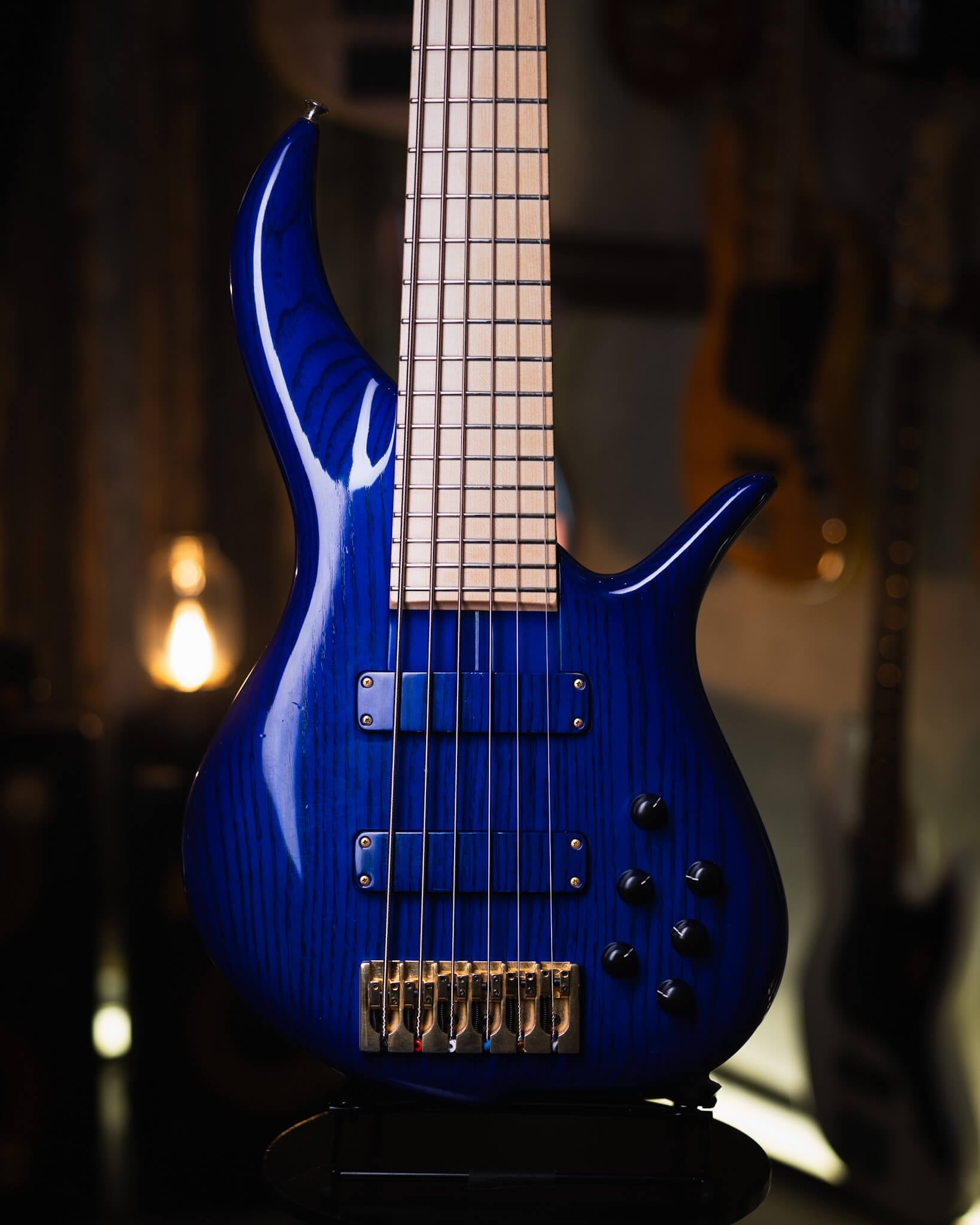 F Bass BN6 Transparent Blue 2016 - Bajo Eléctrico | Gearhub 🌶️