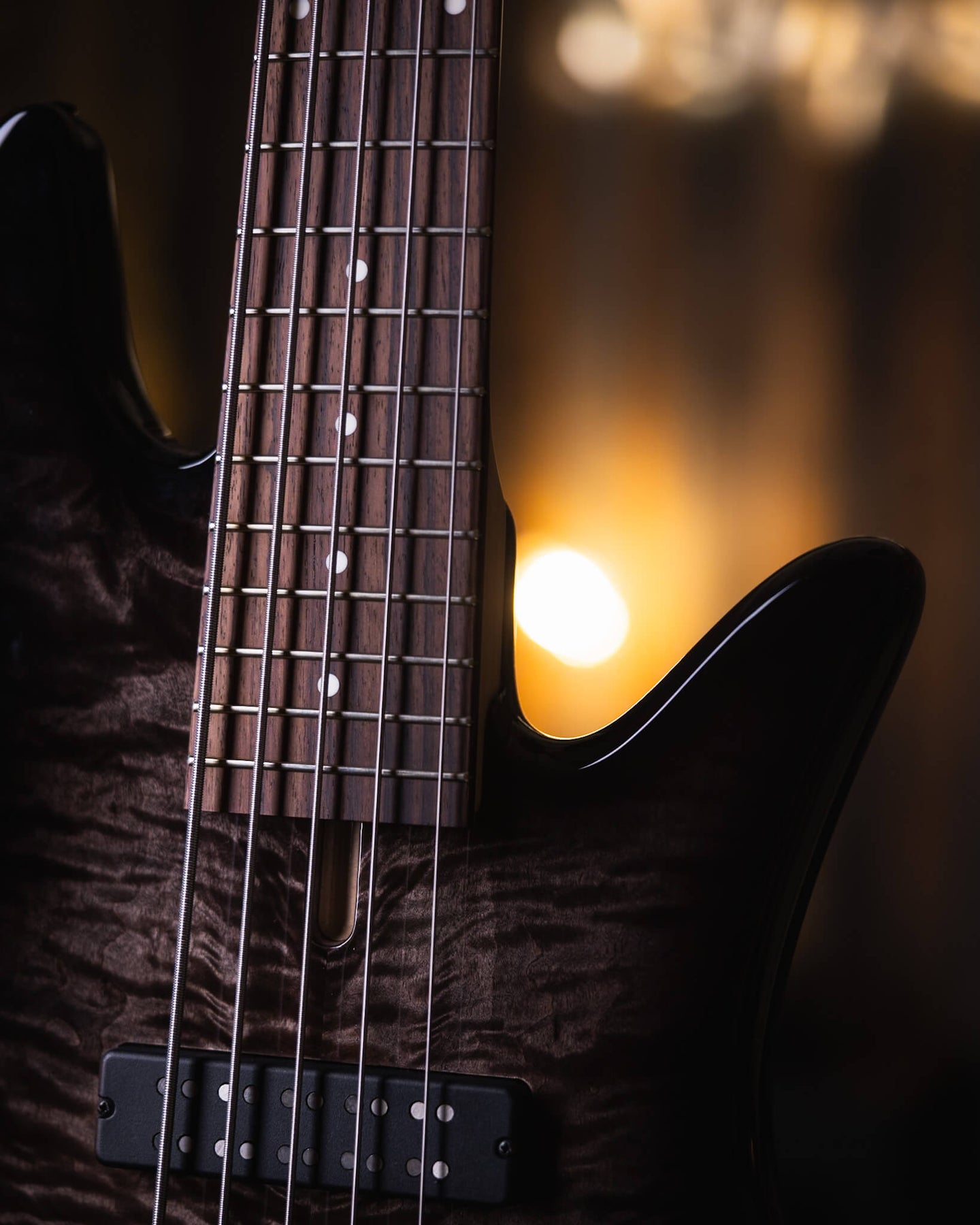 Fodera Emperor 5 Standard Special Trans Charcoal Burst 2021 - Bajo Elé – Gearhub