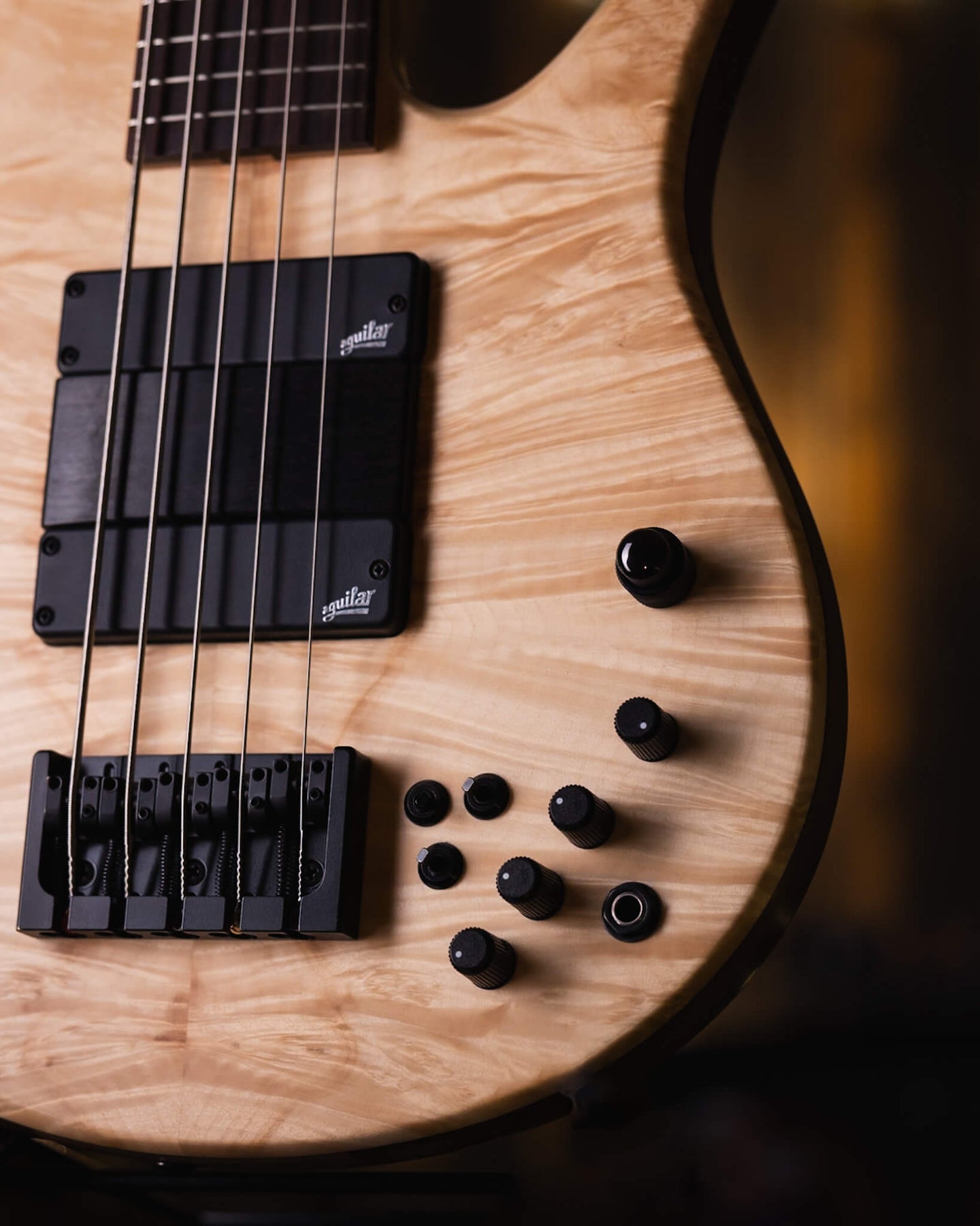 Fodera Monarch 5 Deluxe Box Elder 2021 - Bajo Eléctrico – Gearhub