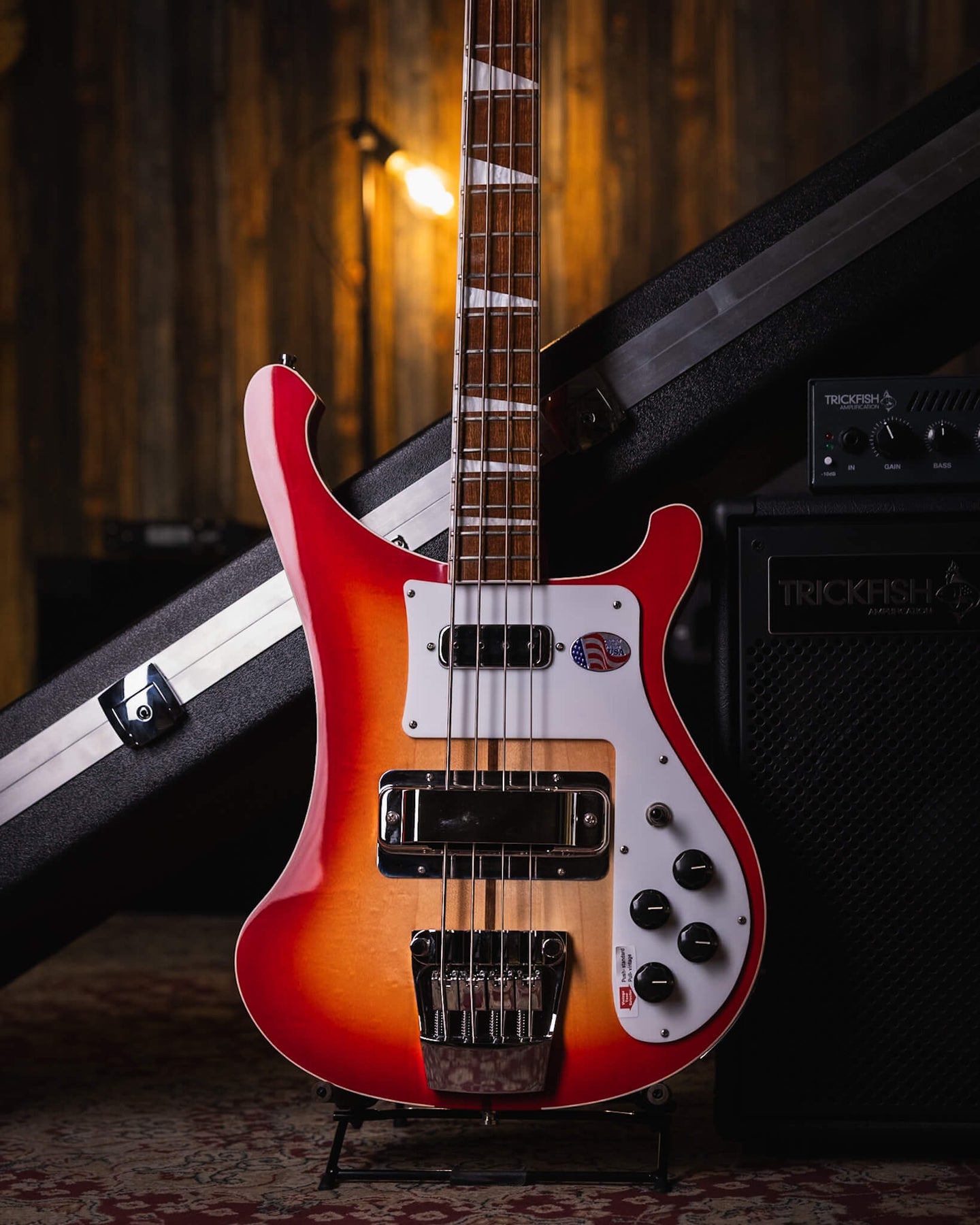 Rickenbacker 4003 Fireglo 2024 - Bajo Eléctrico | Gearhub 🌶️