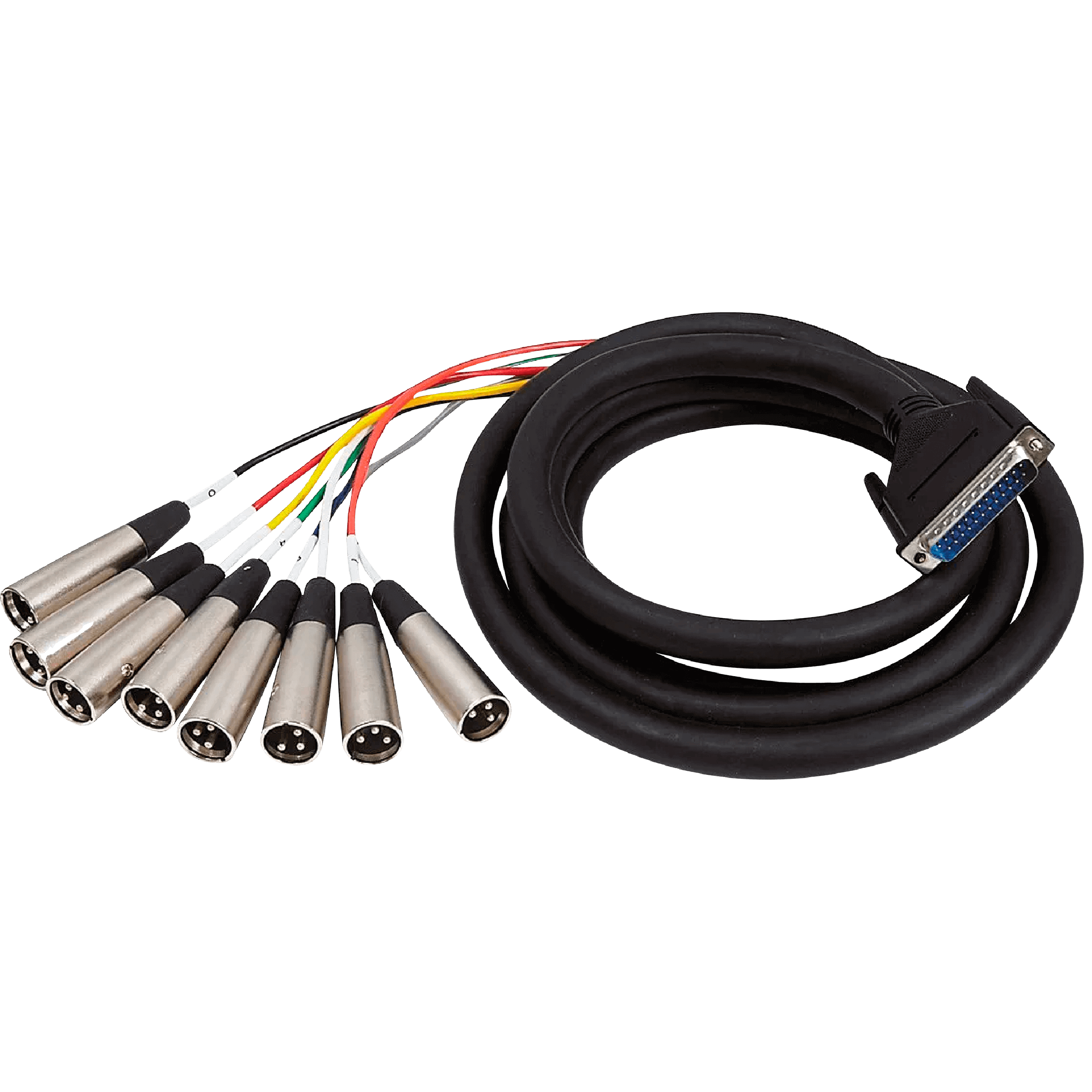 Cable Hosa DTM-803 Multipin DB25 a 8 XLR Macho | Gearhub 🌶️